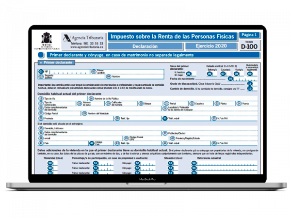 Instrucciones para el modelo 100: declaración de la renta | LexATR